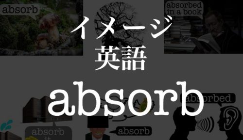 absorbの意味・使い方は？ | イメージ・イラストで覚える英単語・フレーズ | HACKeng